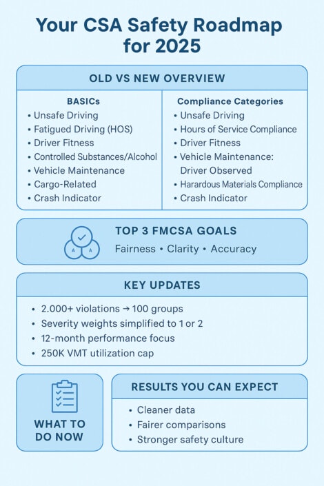 FMCSA CSA Safety Measurement System Changes | INFINITI