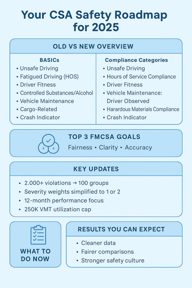 FMCSA CSA Safety Measurement System Changes | INFINITI