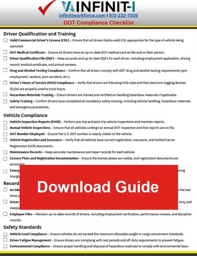 Mastering DOT Compliance Checklist With Training Solutions