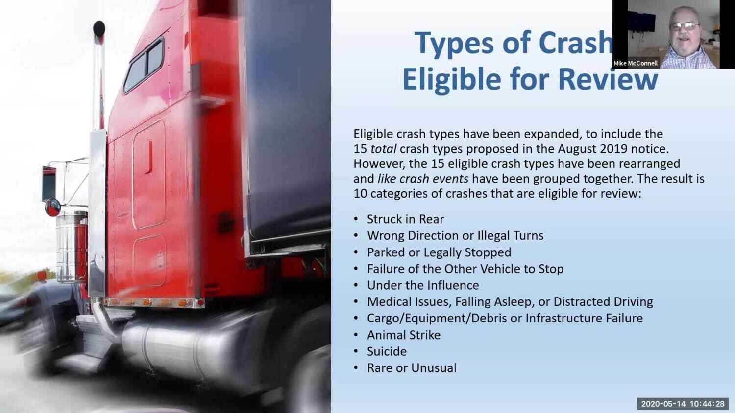 FMCSA Crash Preventability Determination Program | Inifnit-I