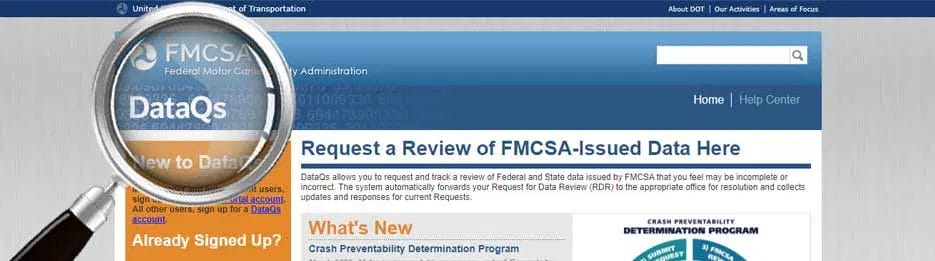 Using The DataQ System To Dispute Crashes & Violations