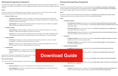 PSA About Distracted Driving Policy | Infinit-I