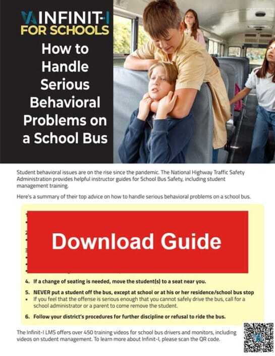 Managing Student Behavior On A School Bus | Infinit-I