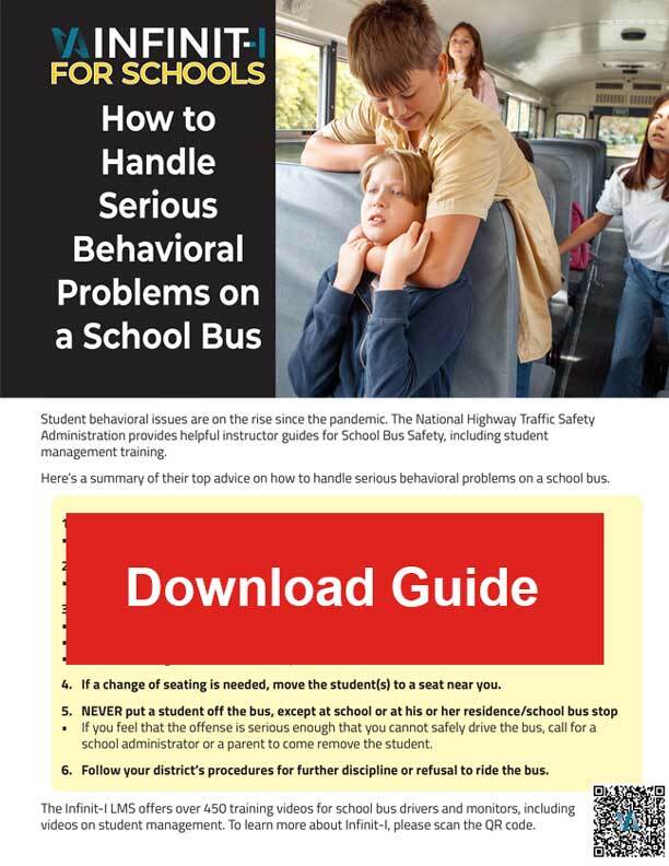 Managing Student Behavior On A School Bus | Infinit-I