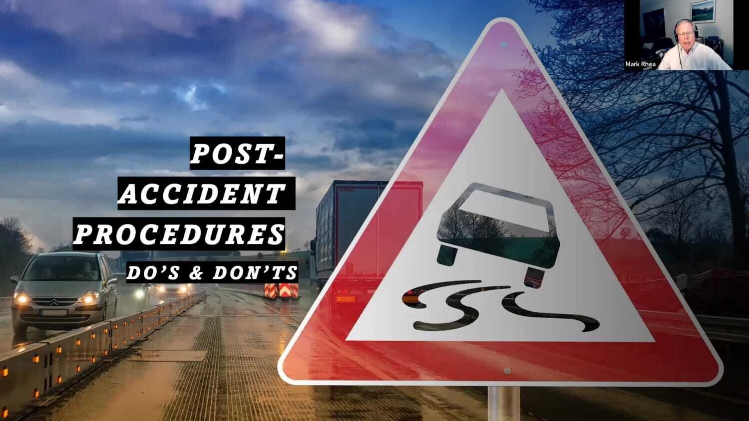 Webinar Replay #45: Post-Accident Procedures - Dos & Don'ts | Infinit-I