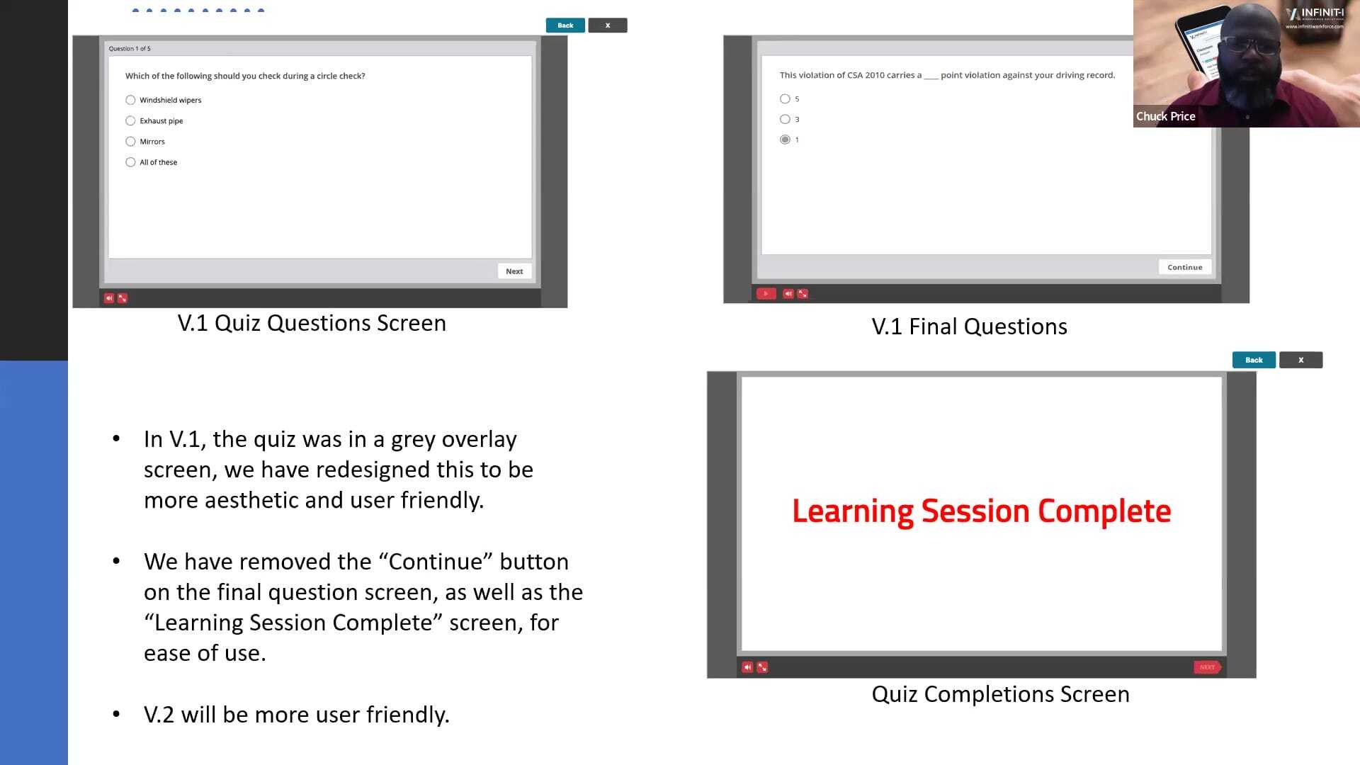 Webinar Replay #41: Infinit-I Introduces Quiz Engine V2 | Infinit-I