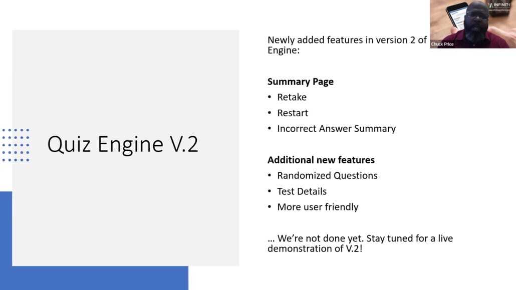 Webinar Replay #41: Infinit-I Introduces Quiz Engine V2 | Infinit-I