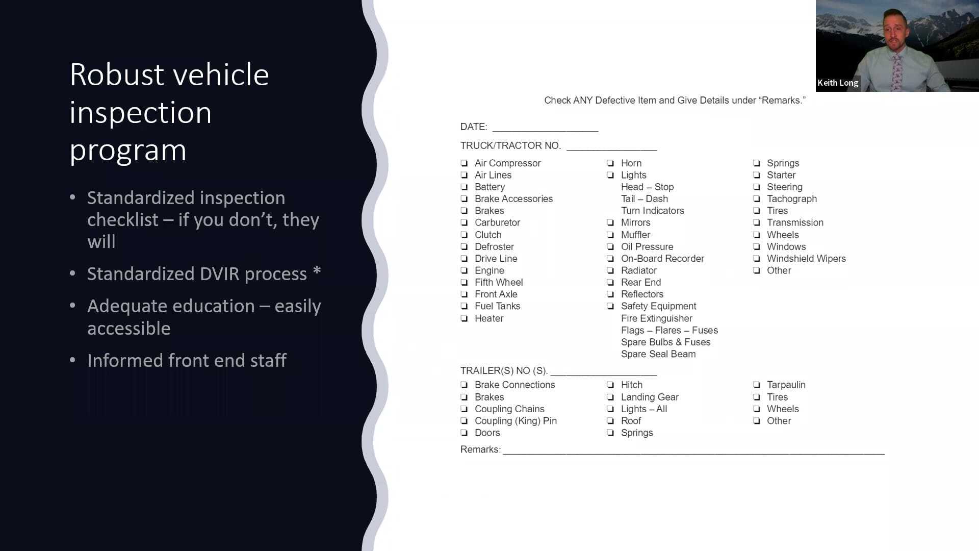 Roadside Inspections: How To Prepare Your Team | Infinit-I