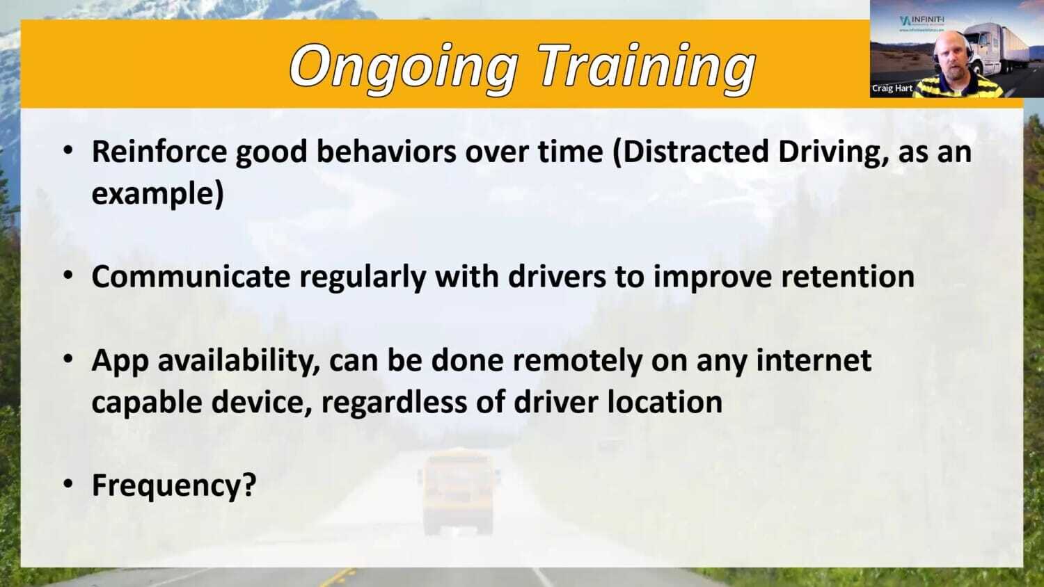 ELDT & Ongoing Training For Student Transportation