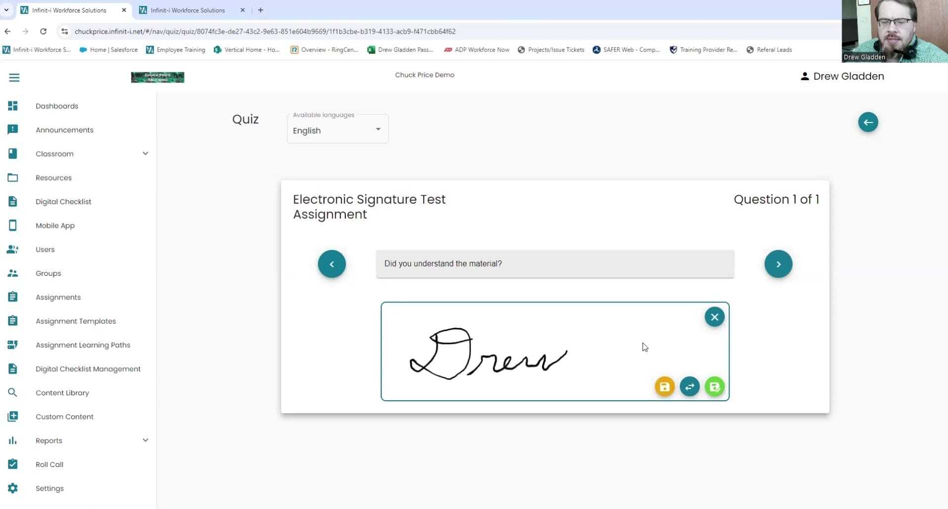 Newest Secure Feature: Advanced Electronic Signature