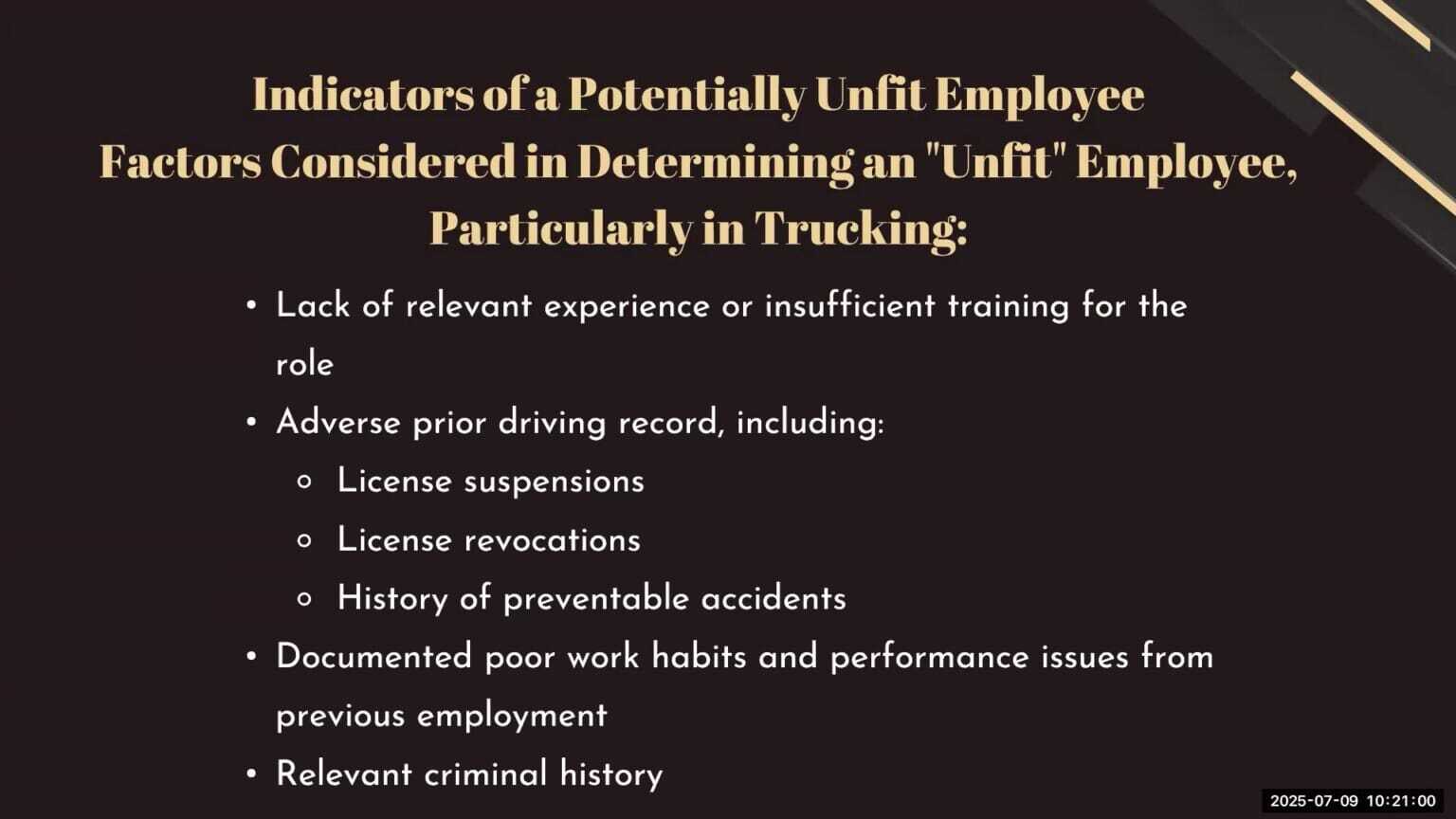 Getting Ahead Of Negligent Hiring And Retention Claims