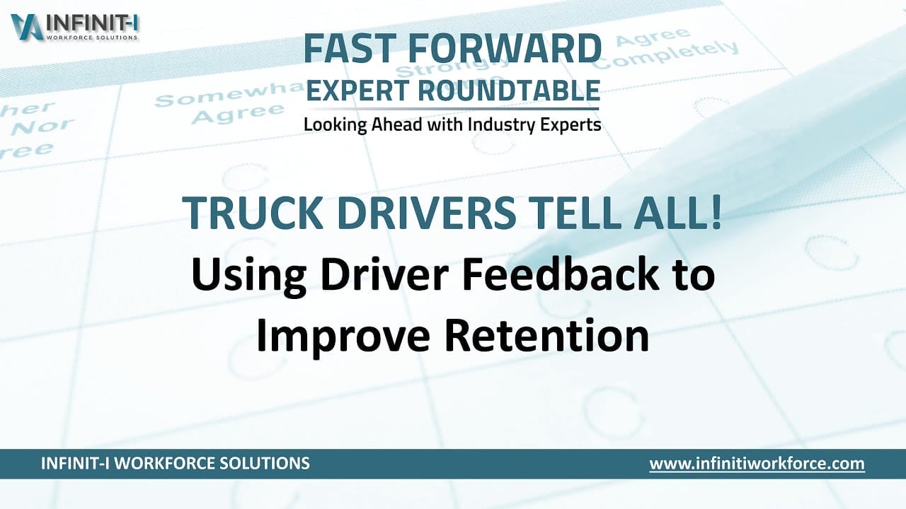 Webinar Replay #20: Using Driver Feedback To Improve Retention | Infinit-I