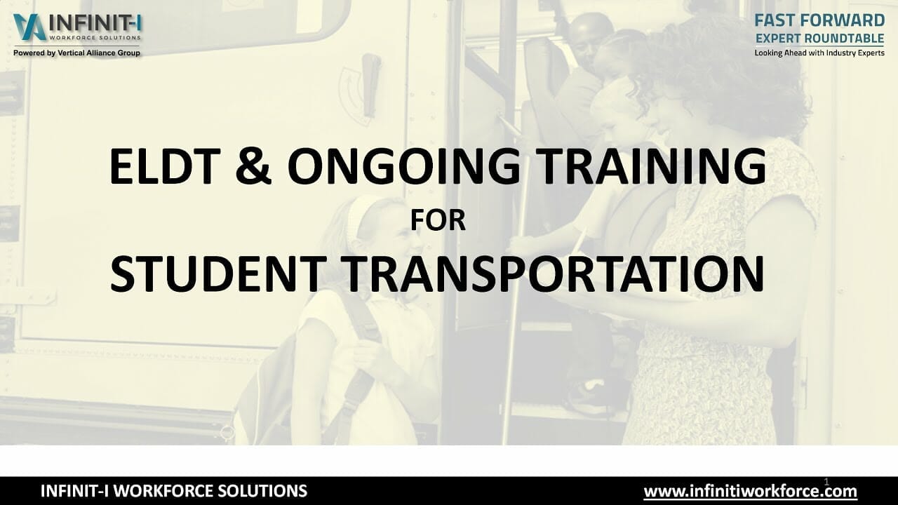 Ongoing ELDT Training For School Bus Drivers Webinar